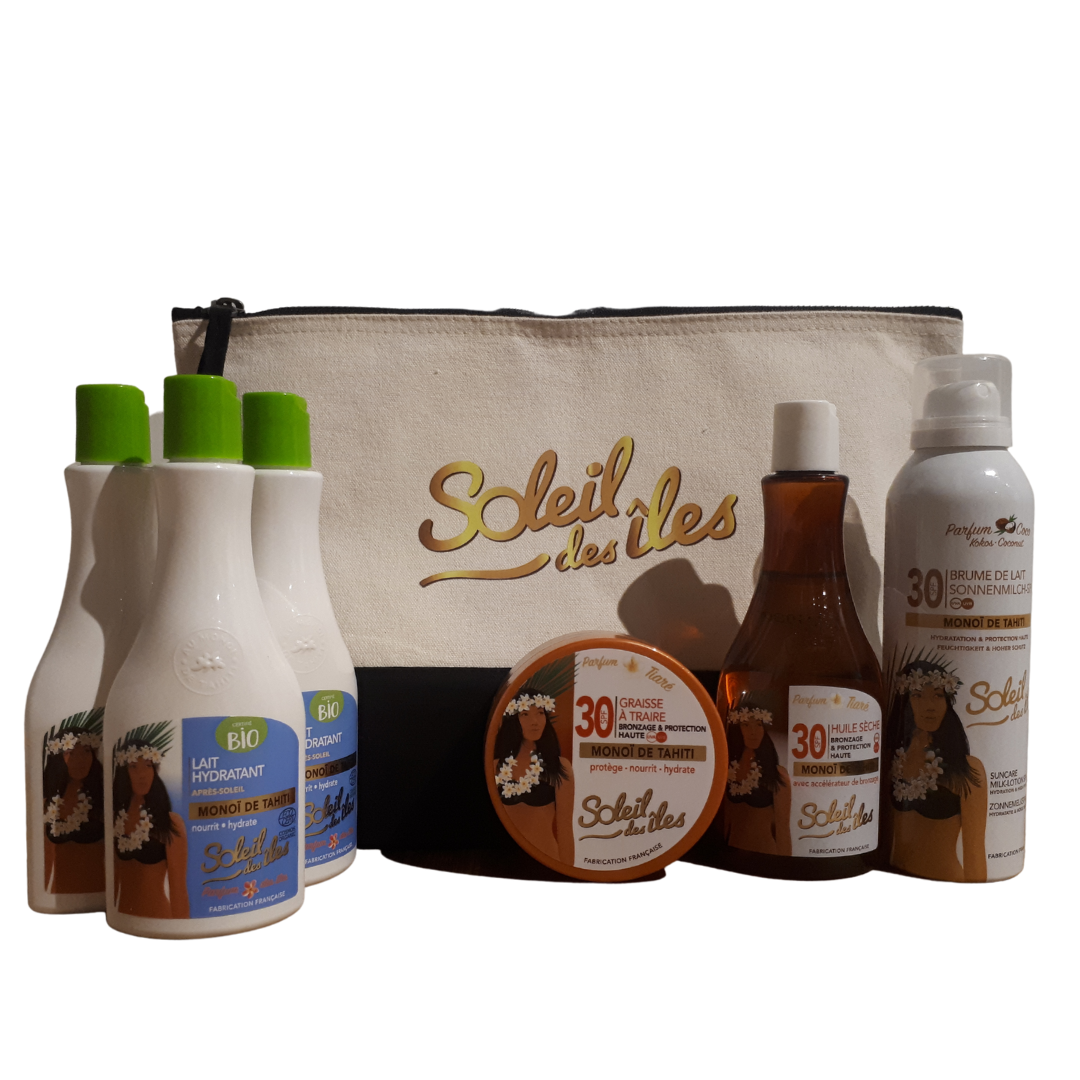 Duo sun protection kit & beach bag – Aesthe Source